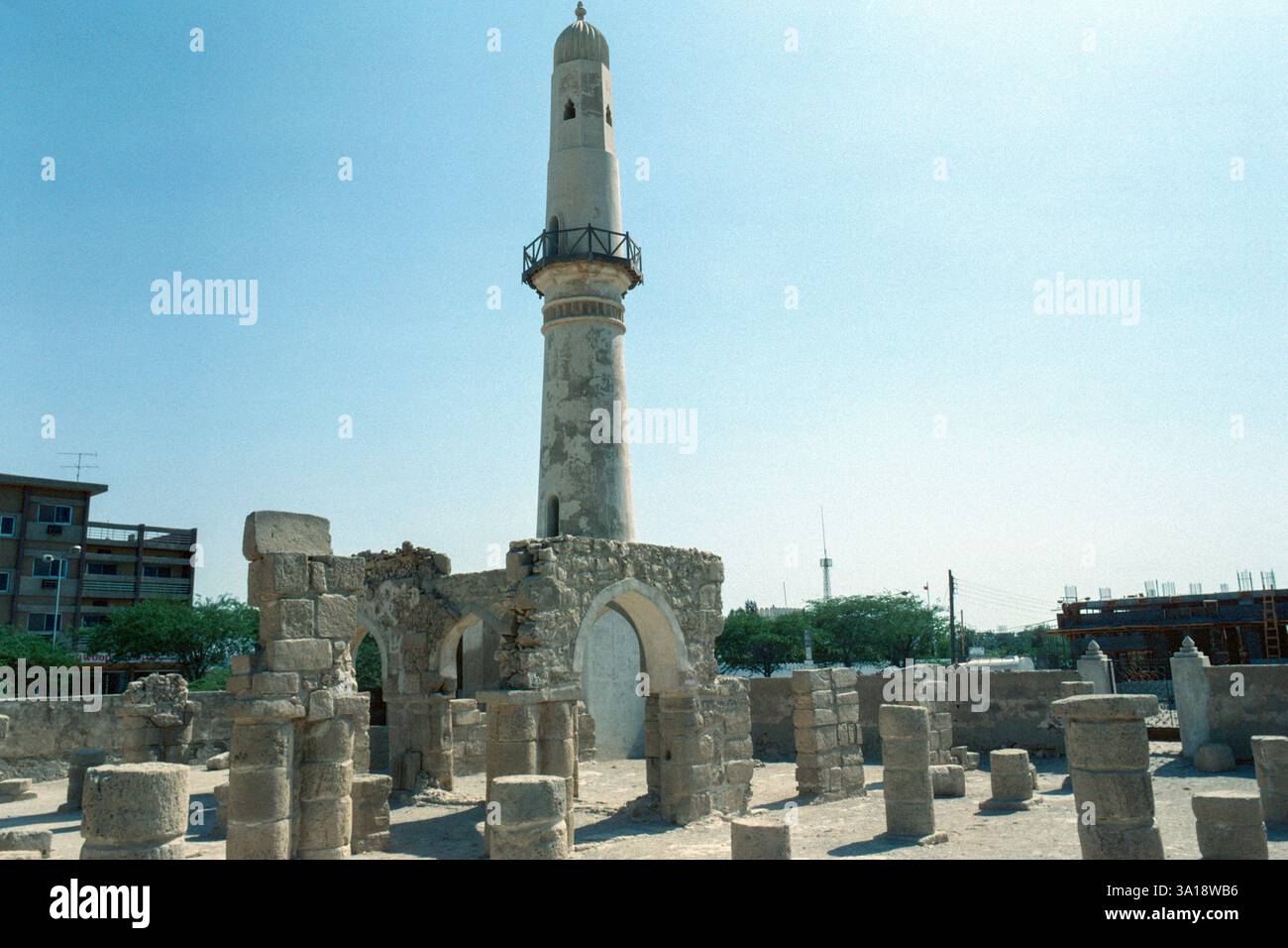 Bahrain 1979 – archival image of the remains of the 11th-century Al ...