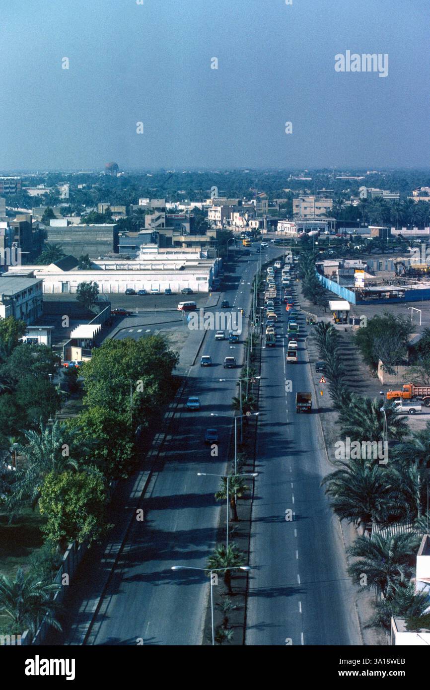 Bahrain 1979 – archival image looking south along Lulu Avenue from ...