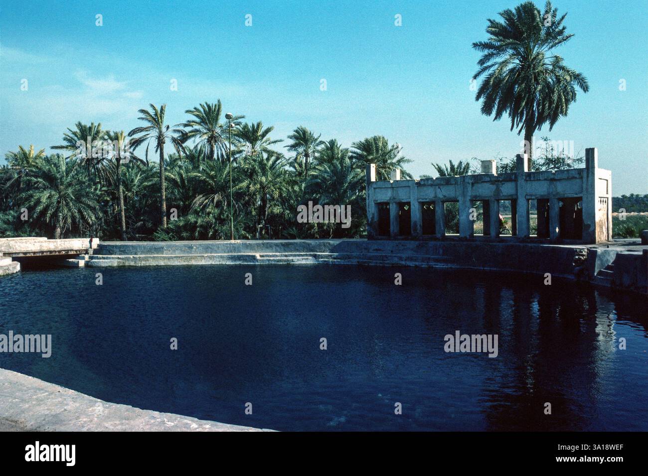 Bahrain 1979 – archival image of the Adhari Pool, also known as the ...