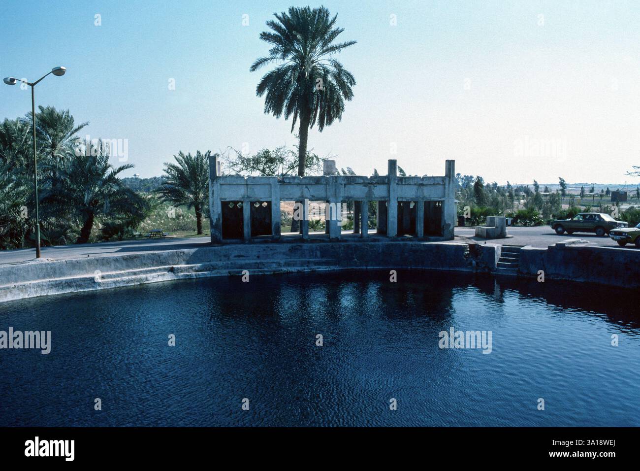 Bahrain 1979 – archival image of the Adhari Pool, also known as the ...