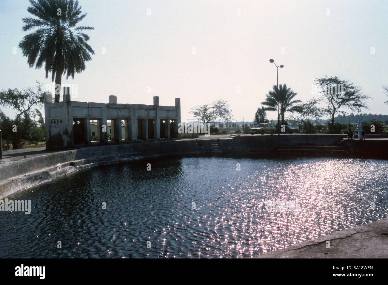 Bahrain 1979 – archival image of the Adhari Pool, also known as the ...
