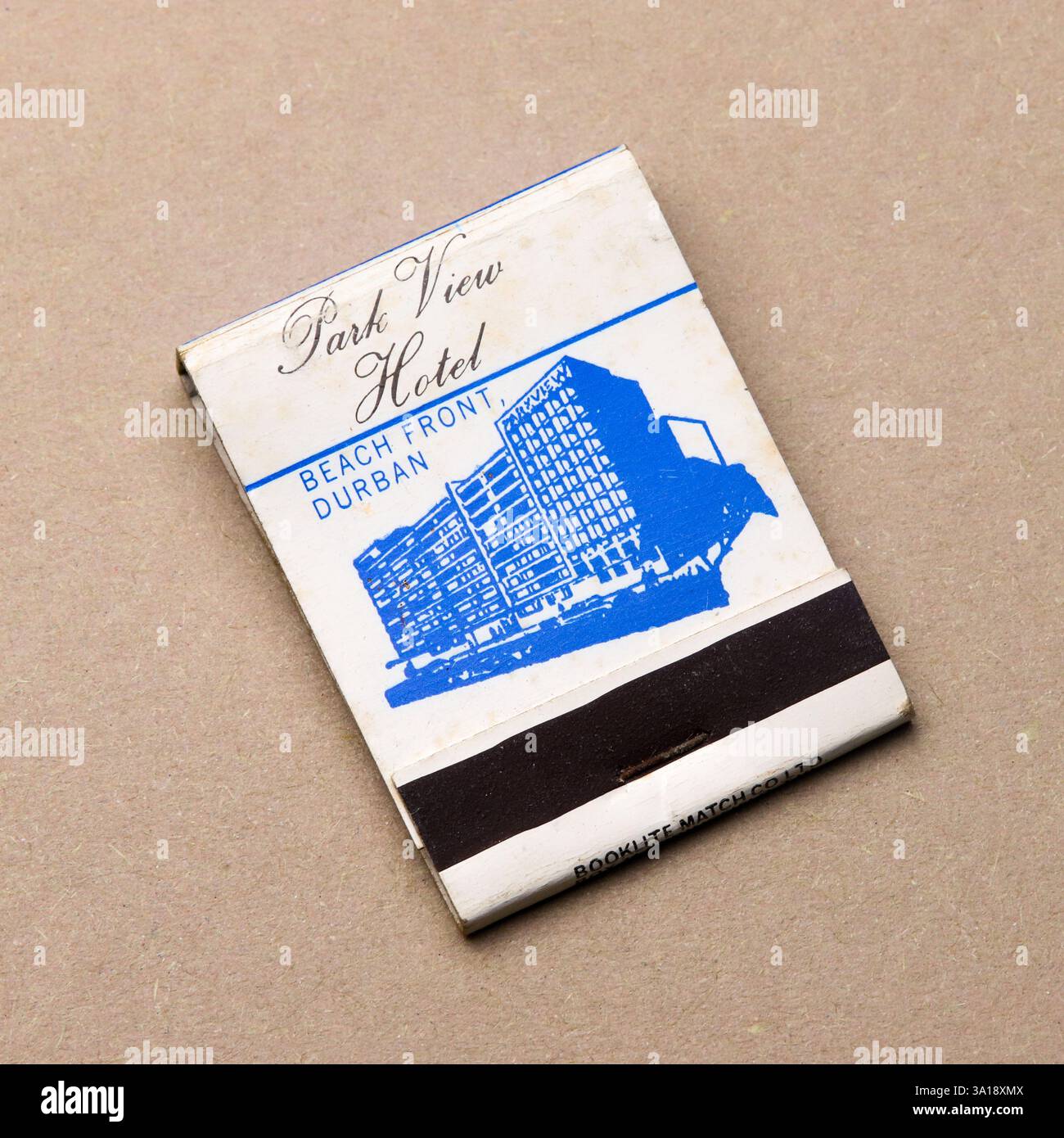 Park View Hotel Durban vintage matchbook Stock Photo - Alamy