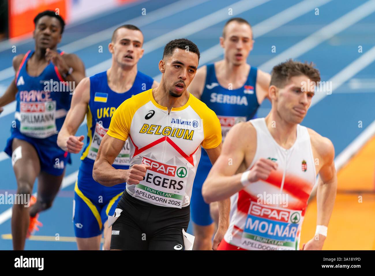 APELDOORN, NETHERLANDS - MARCH 7: Daniel Segers of Belgium during the ...