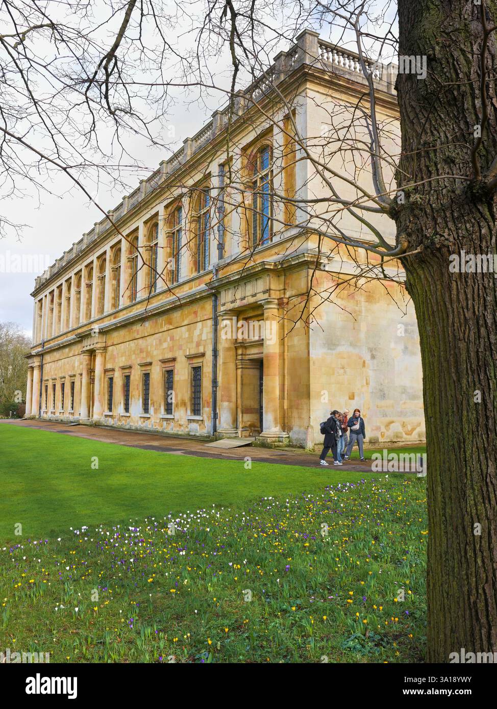 Wren library, Trinity College, University of Cambridge, England Stock ...