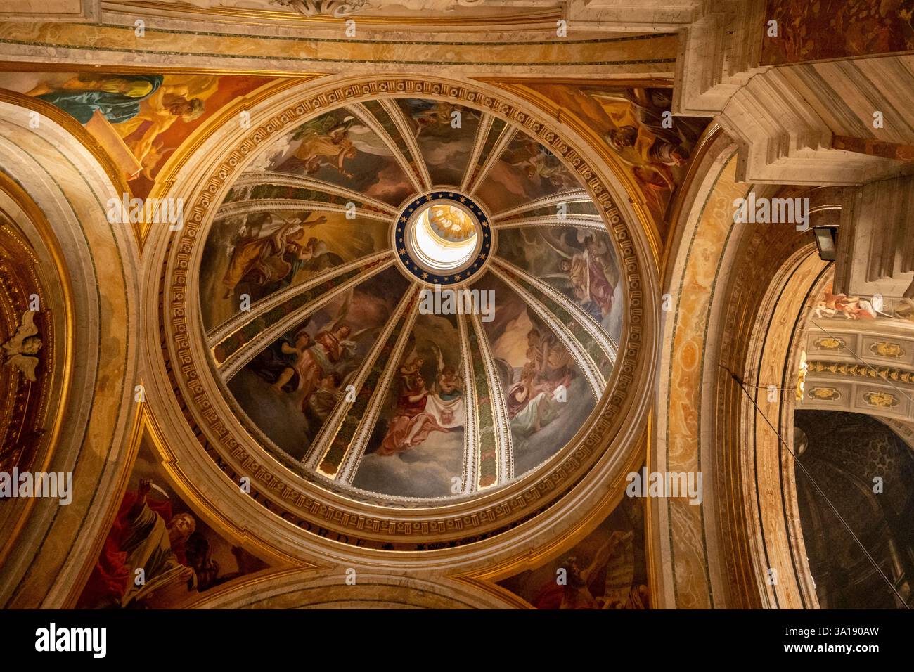 Interior of the Church of Saint Ignatius in Rome Stock Photo - Alamy