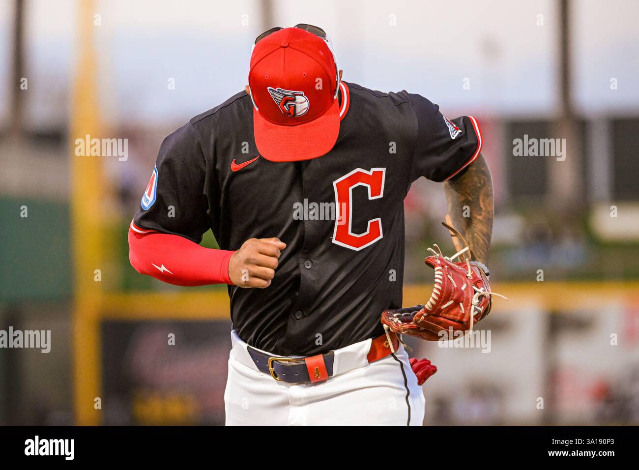 Goodyear, Arizona, 06/03/2025, Cleveland Guardians shortstop Brayan ...