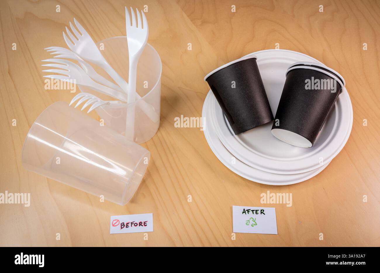 Plastic waste reduction with biodegradable alternatives promoting ...