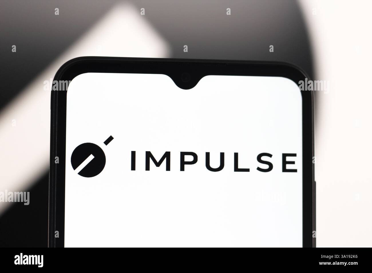 In this photo illustration, the Impulse Space logo is seen displayed on ...