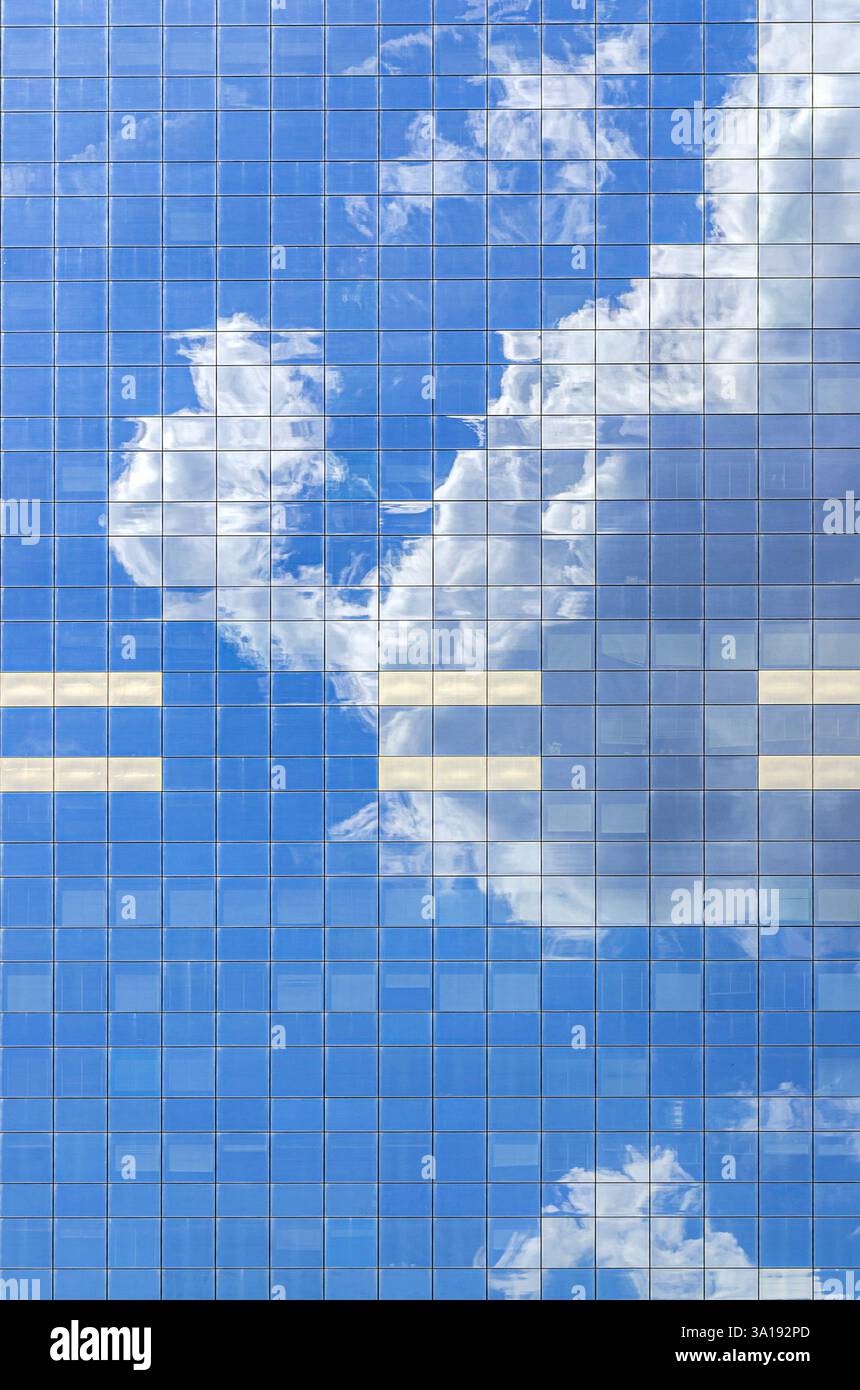 South Tower skyscraper modernism architecture style, modern high-rise ...