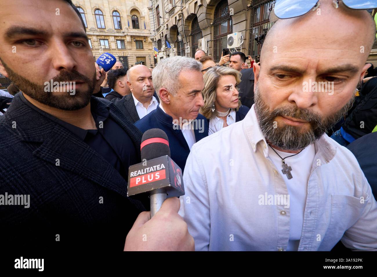 Bucharest, Romania. 7th Mar, 2025: Far-right ultranationalist Calin ...
