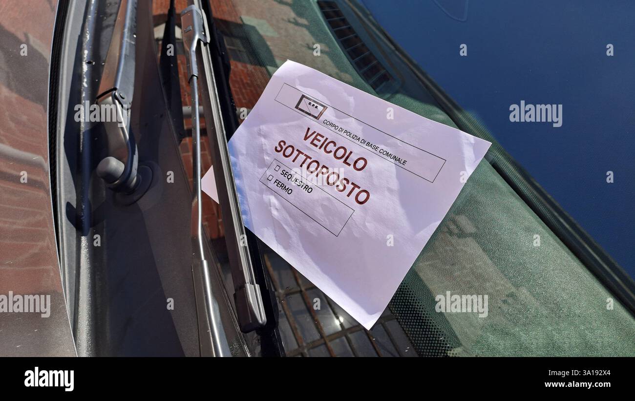 Administrative seizure of car, vehicle subject to seizure or seizure ...