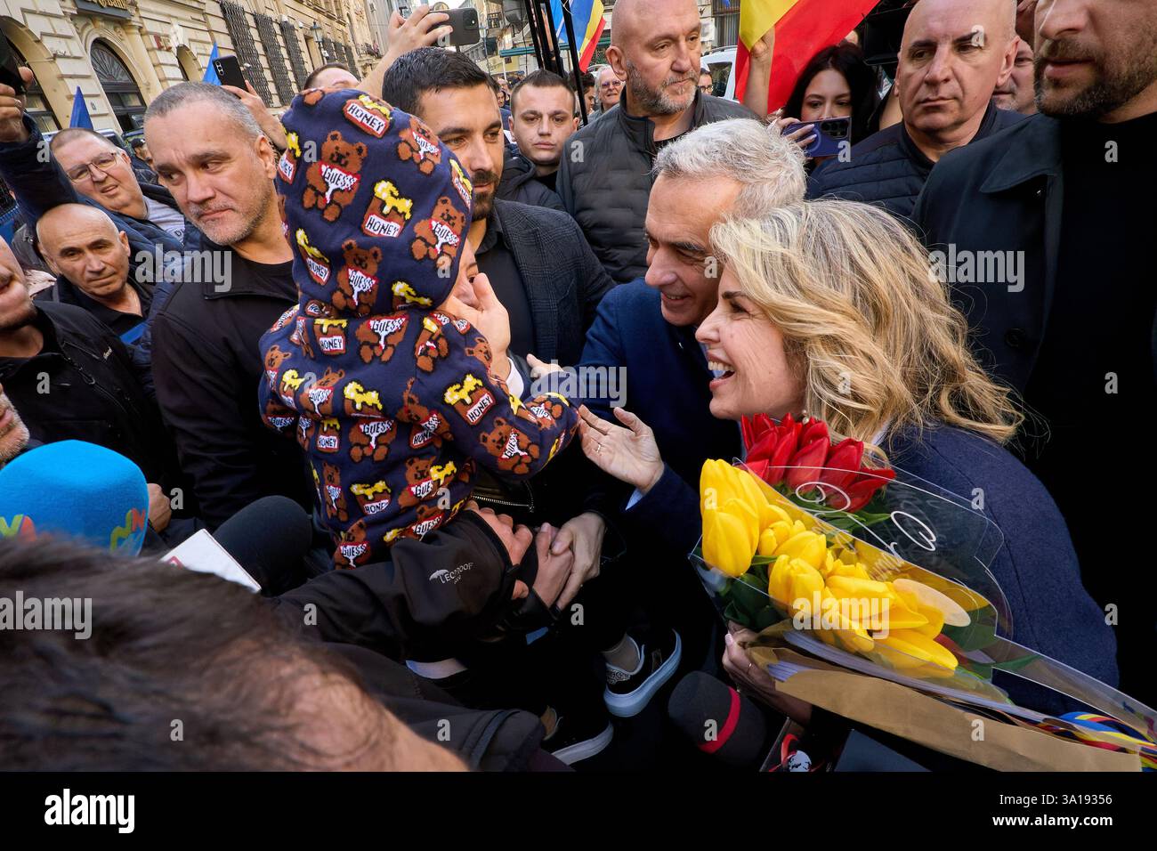 Bucharest, Romania. 7th Mar, 2025: Far-right ultranationalist Calin ...