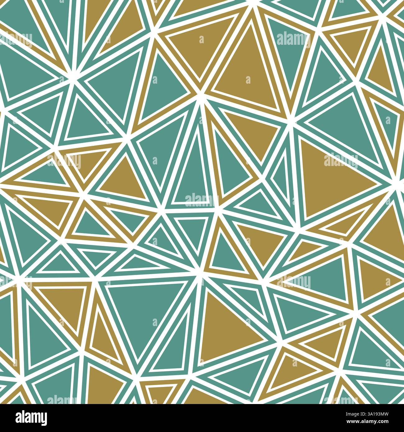 Triangles background design. Medium triangles size. Solid shapes in frames. Multicolored style ...