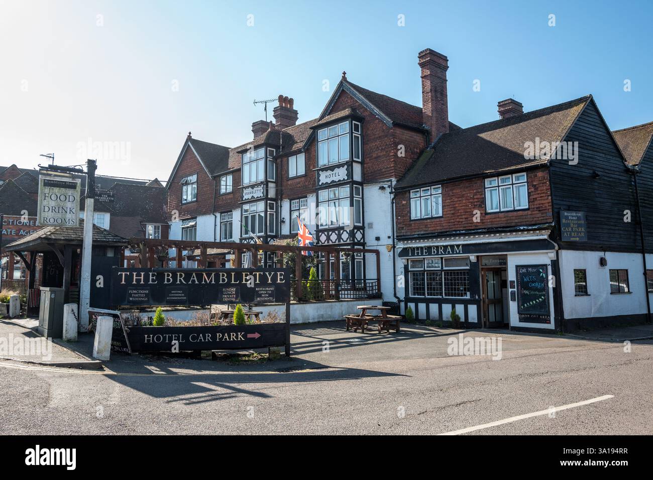 Forest Row, March 4th 2025: The Brambletye Hotel Stock Photo - Alamy