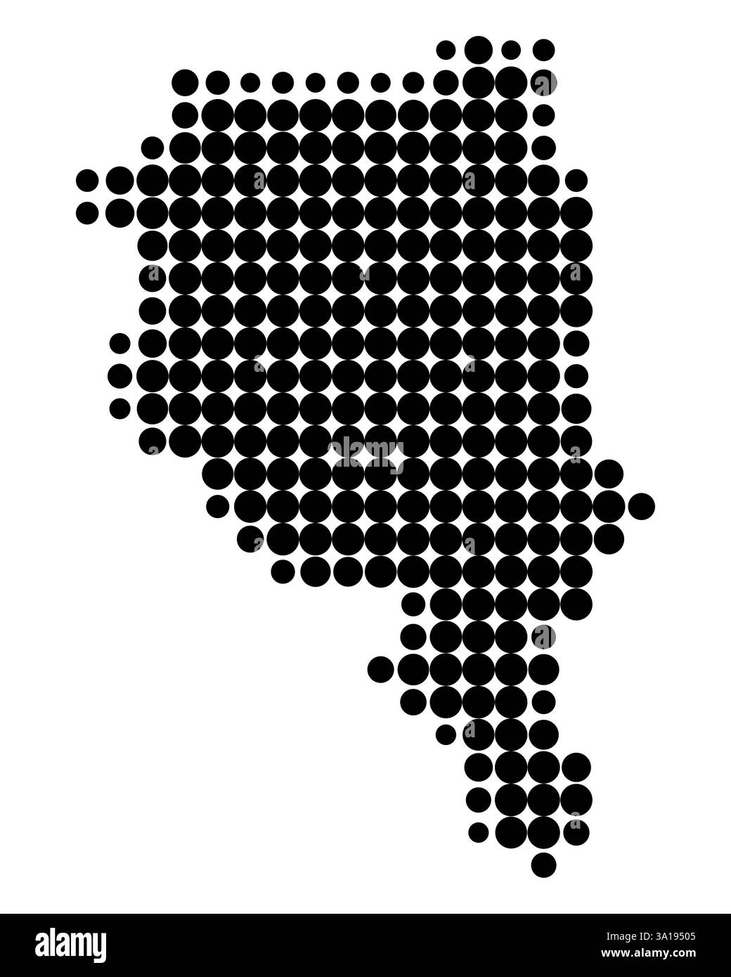 Map dot pattern icon Black and White Stock Photos & Images - Alamy