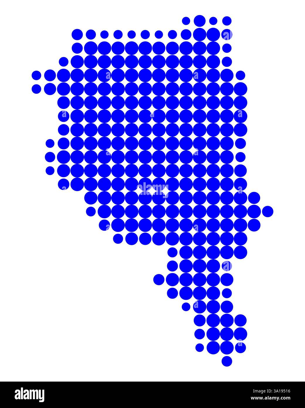 Blue map point symbol Cut Out Stock Images & Pictures - Alamy