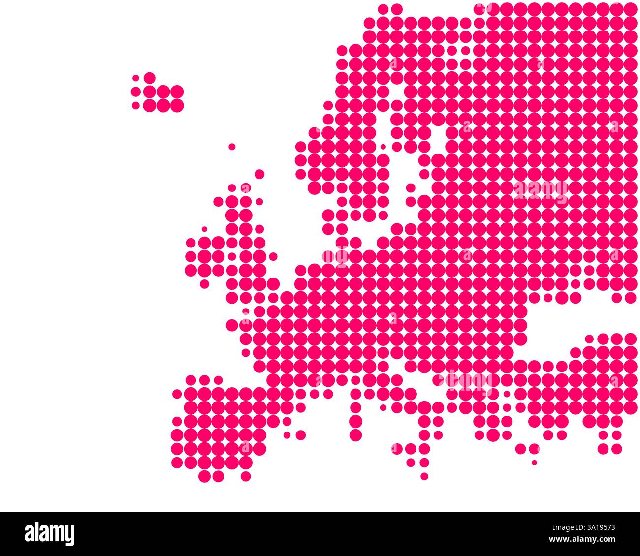 Europe pink Cut Out Stock Images & Pictures - Alamy