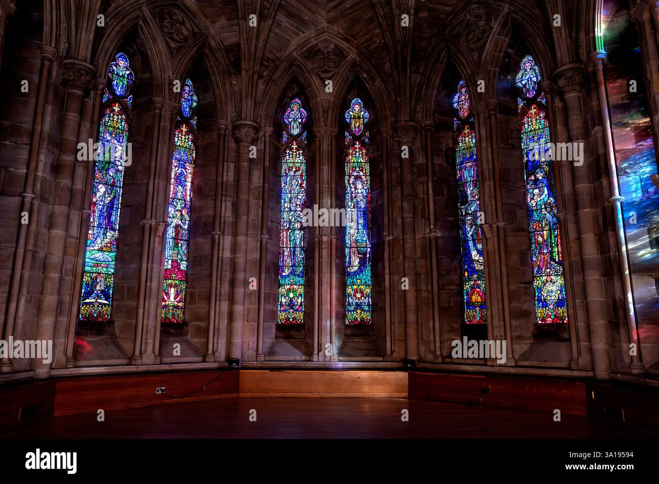Forest Row, March 4th 2025: The stained glass windows of Harry Clarke ...