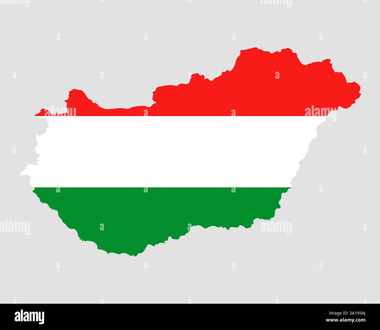 Hungary map flag hi-res stock photography and images - Alamy