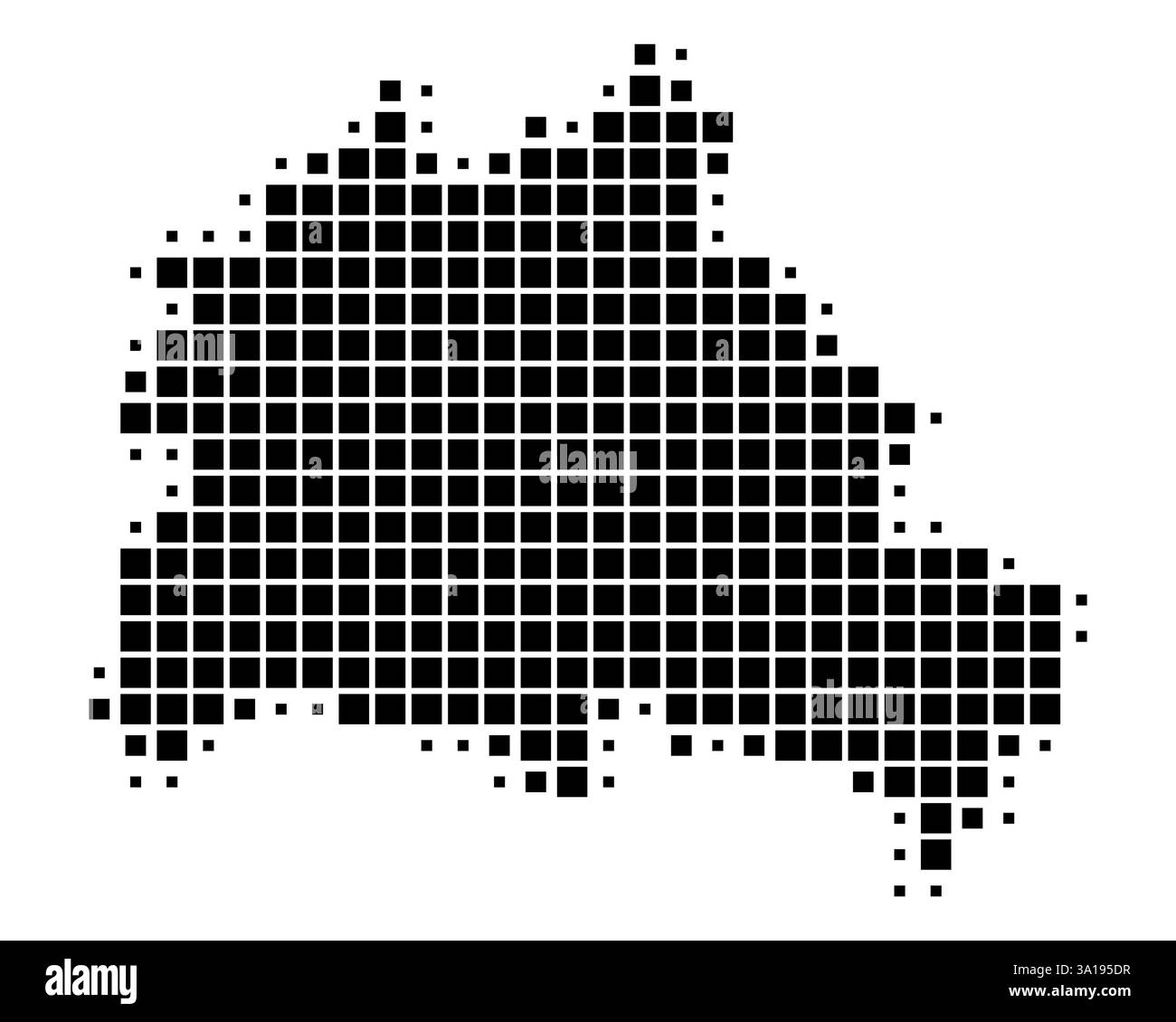 Map dot pattern icon Black and White Stock Photos & Images - Alamy
