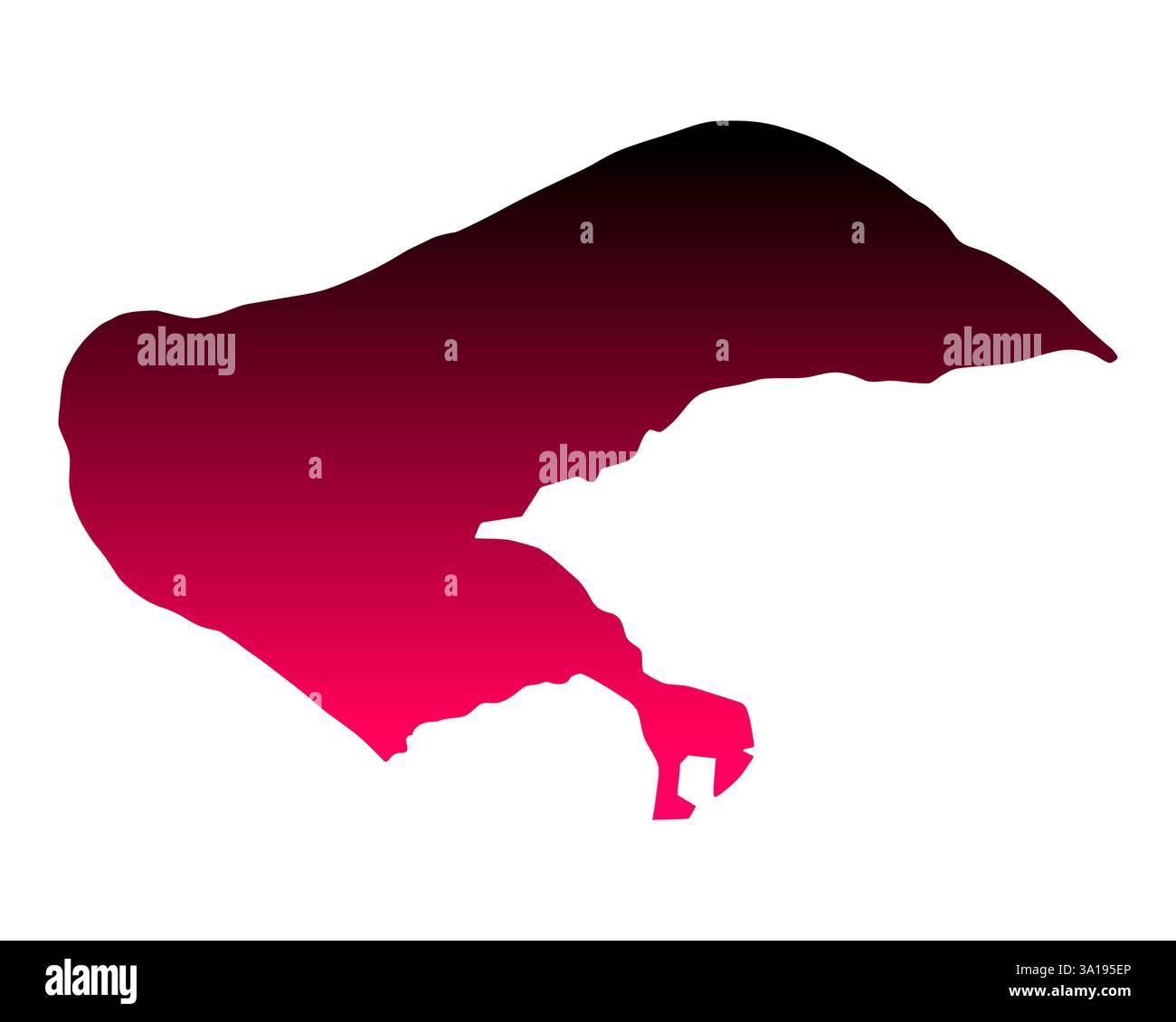 Map of Borkum Stock Photo - Alamy
