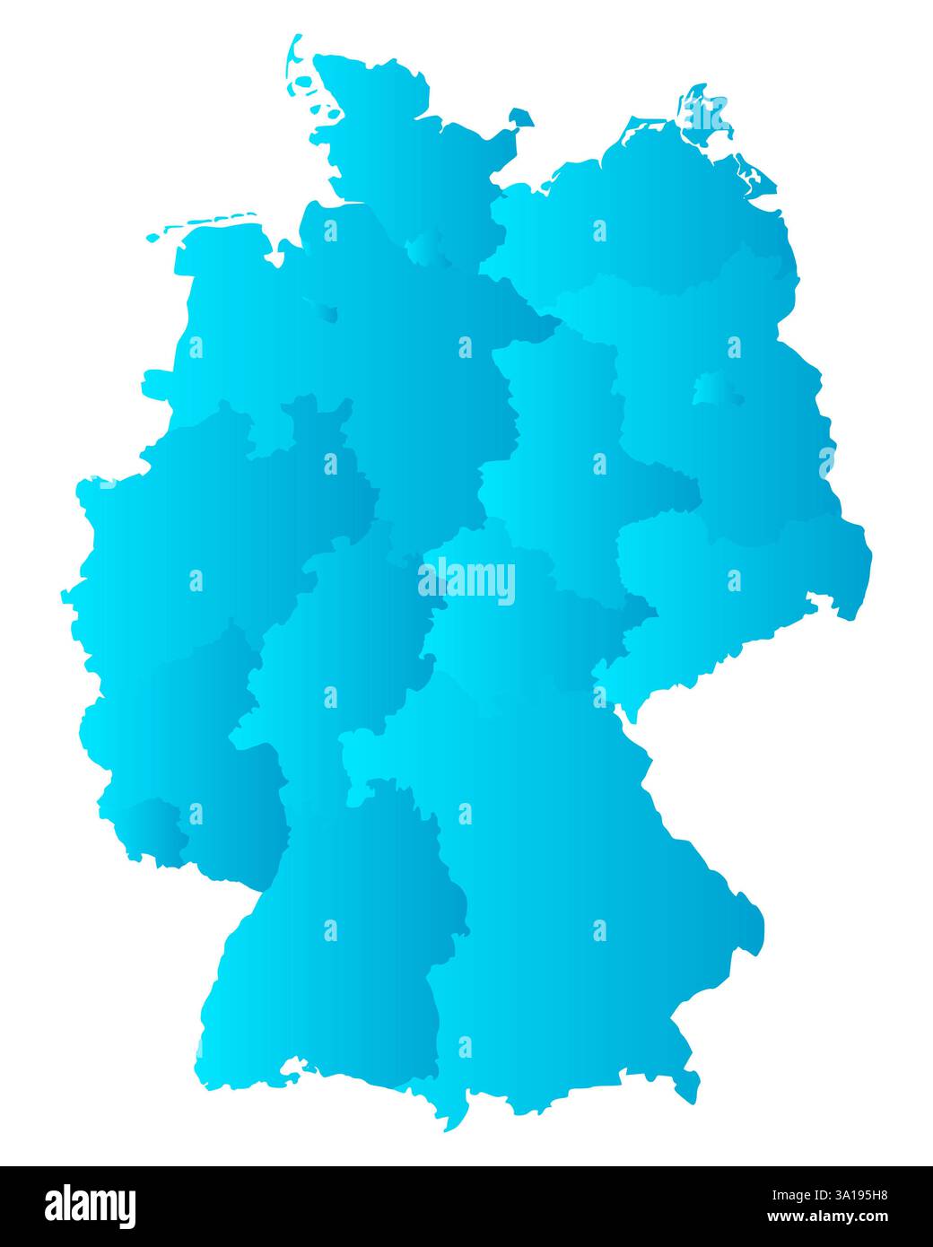 Map of Germany Stock Photo - Alamy