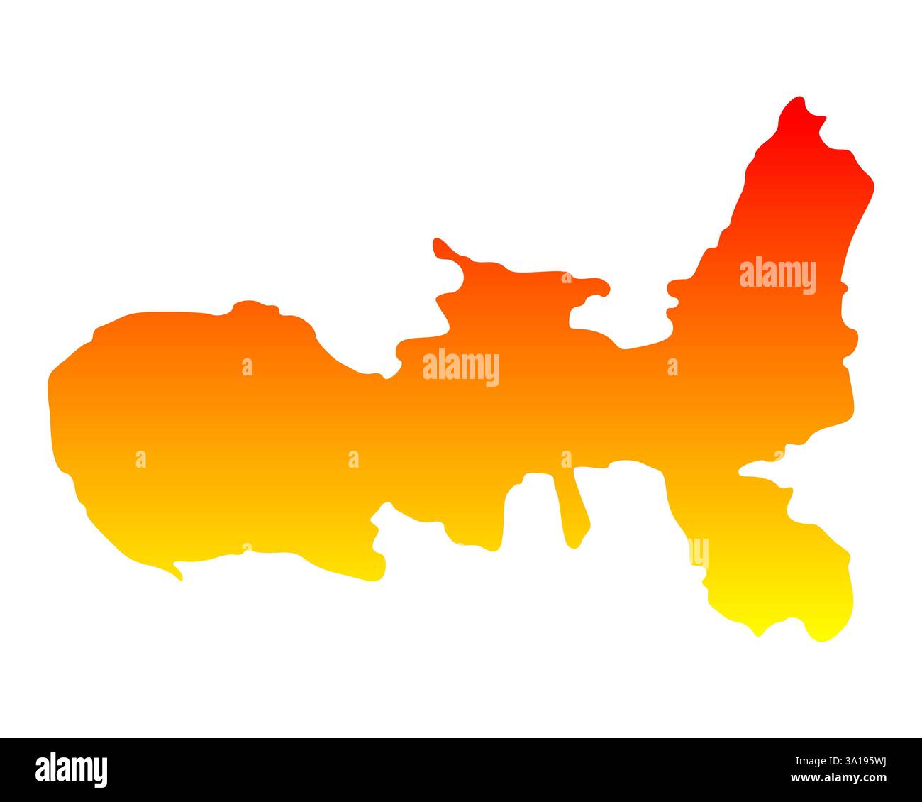 Island elba map hi-res stock photography and images - Alamy