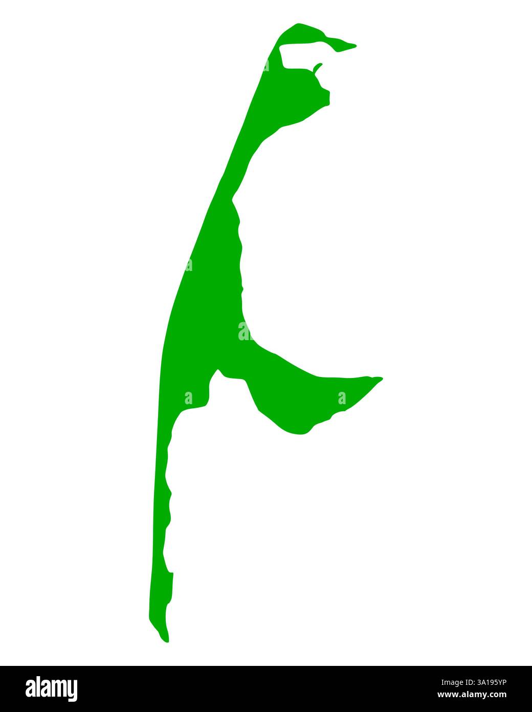 Map of Sylt Stock Photo - Alamy