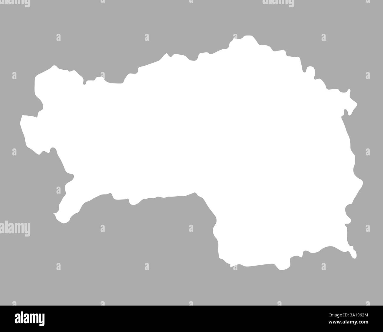 Map of Styria Stock Photo - Alamy