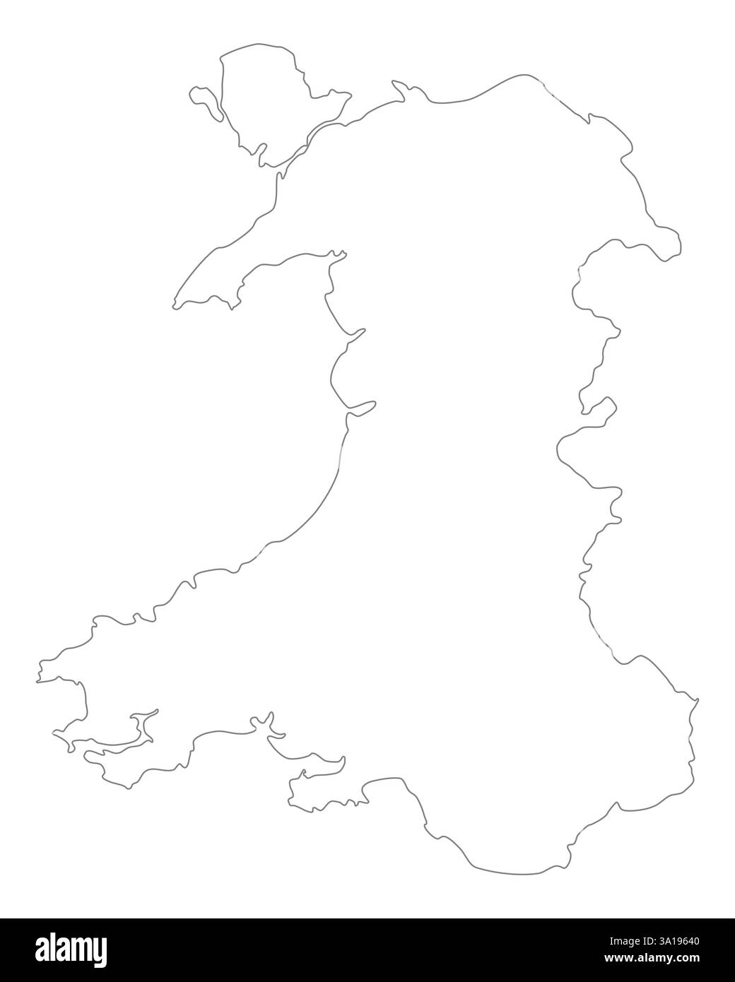 Wales atlas Cut Out Stock Images & Pictures - Alamy