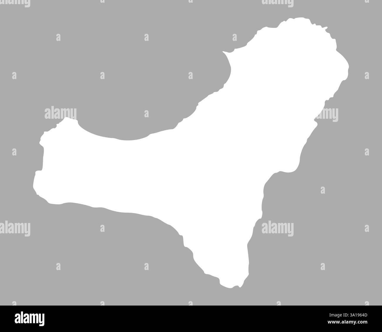 Map of El Hierro Stock Photo - Alamy