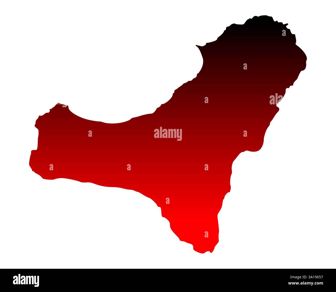 Map of El Hierro Stock Photo - Alamy