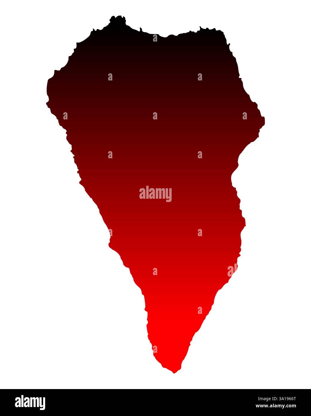 Map of La Palma Stock Photo - Alamy