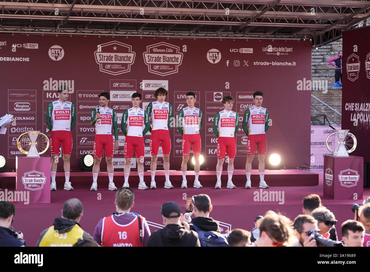 TEAM POLTI VISITMALTA during the team presentation of the Strade ...