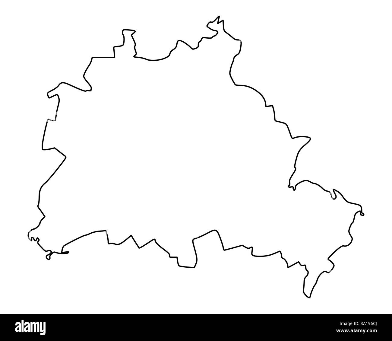 Map of Berlin Stock Photo - Alamy