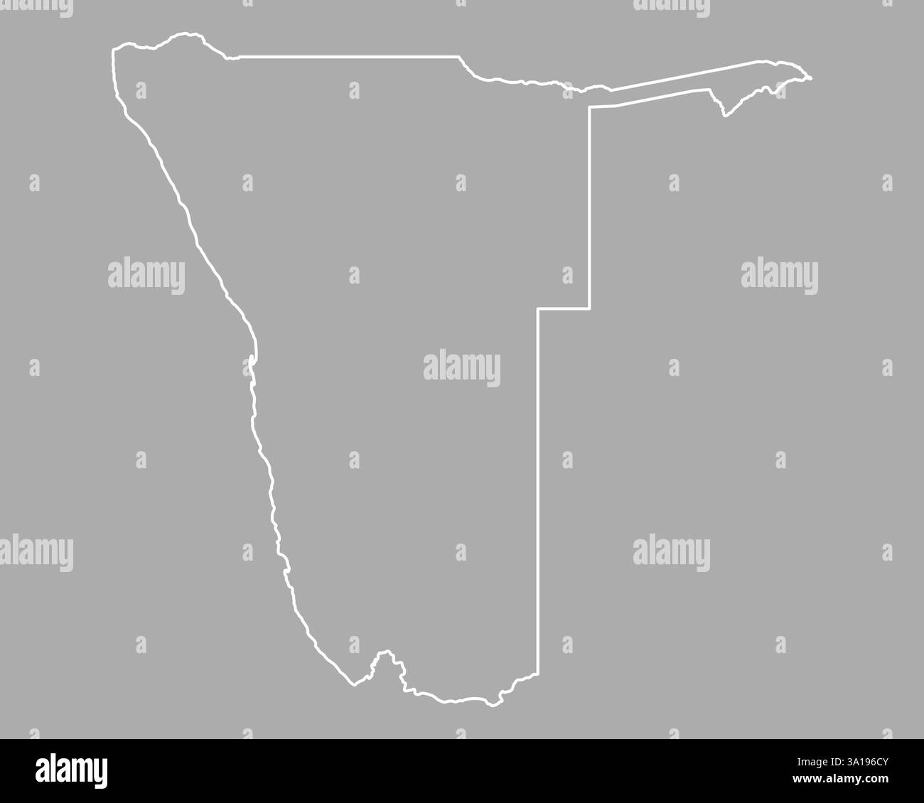 Map of Namibia Stock Photo - Alamy