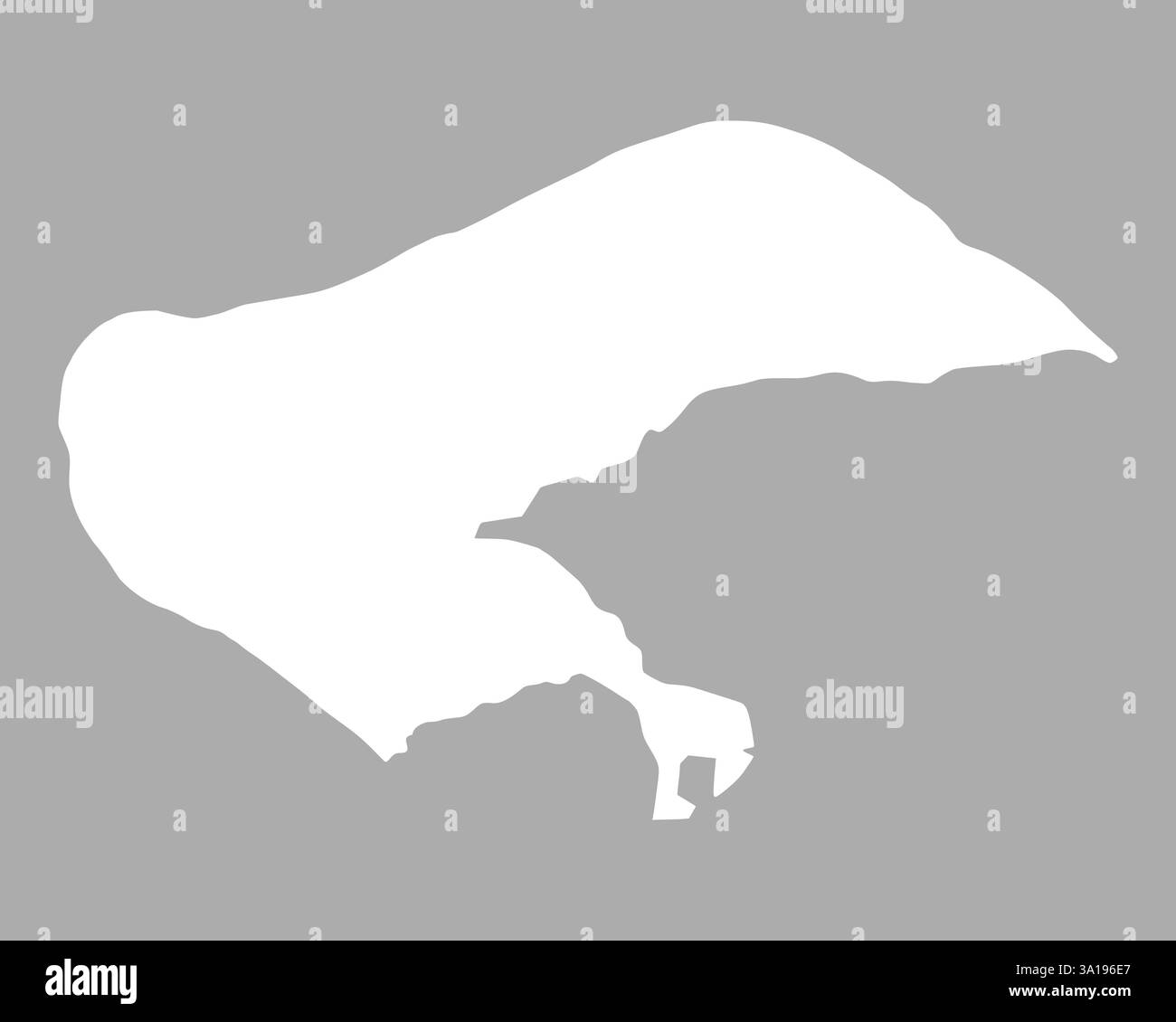 Map of Borkum Stock Photo - Alamy