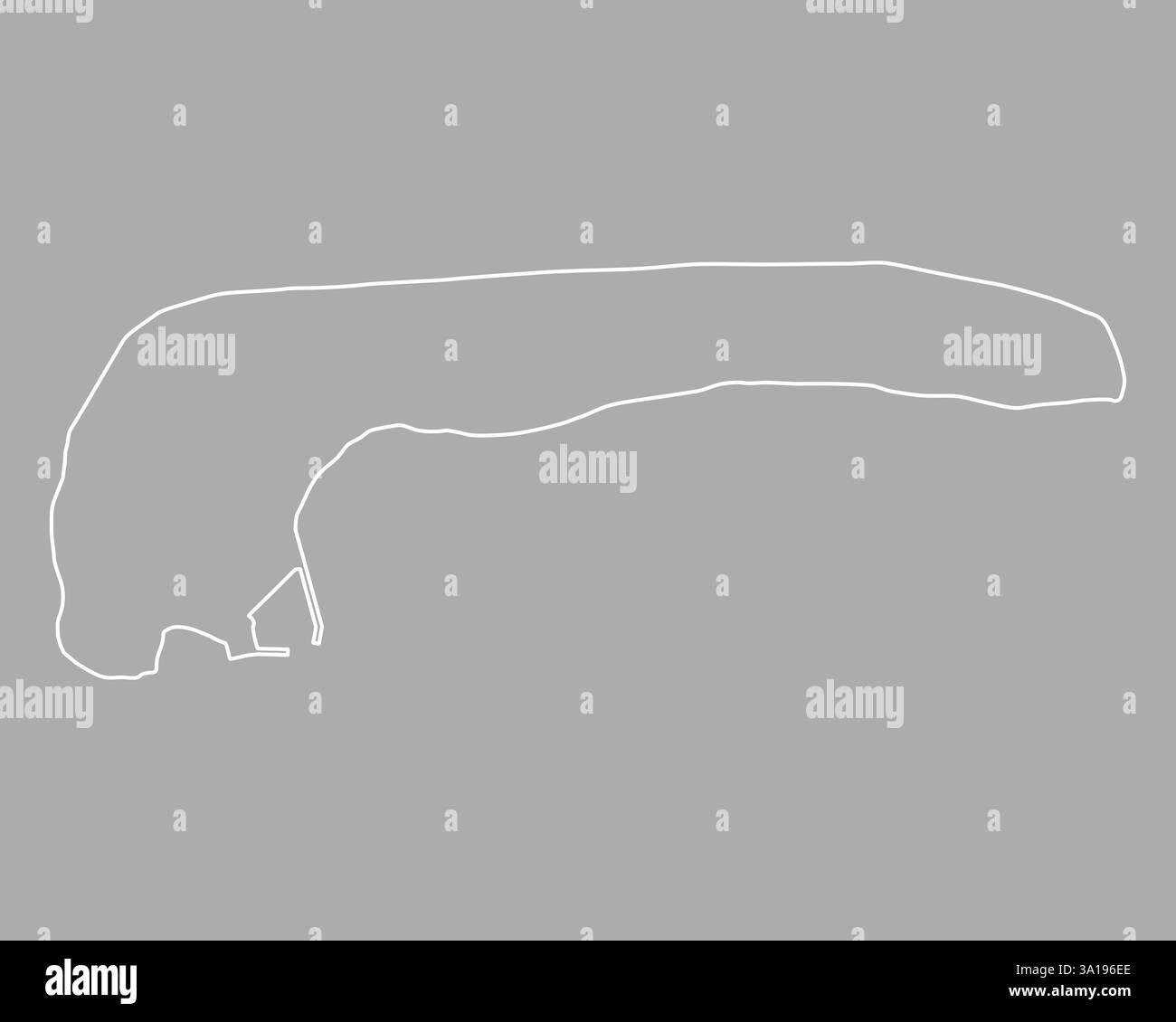 Map of Langeoog Stock Photo - Alamy