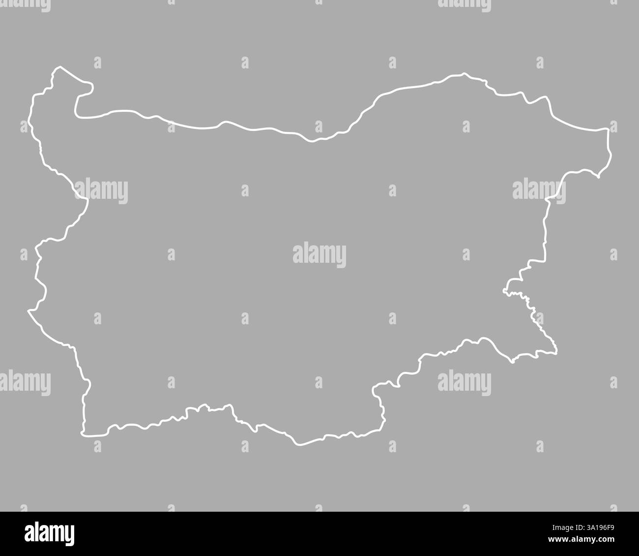 Map of Bulgaria Stock Photo - Alamy