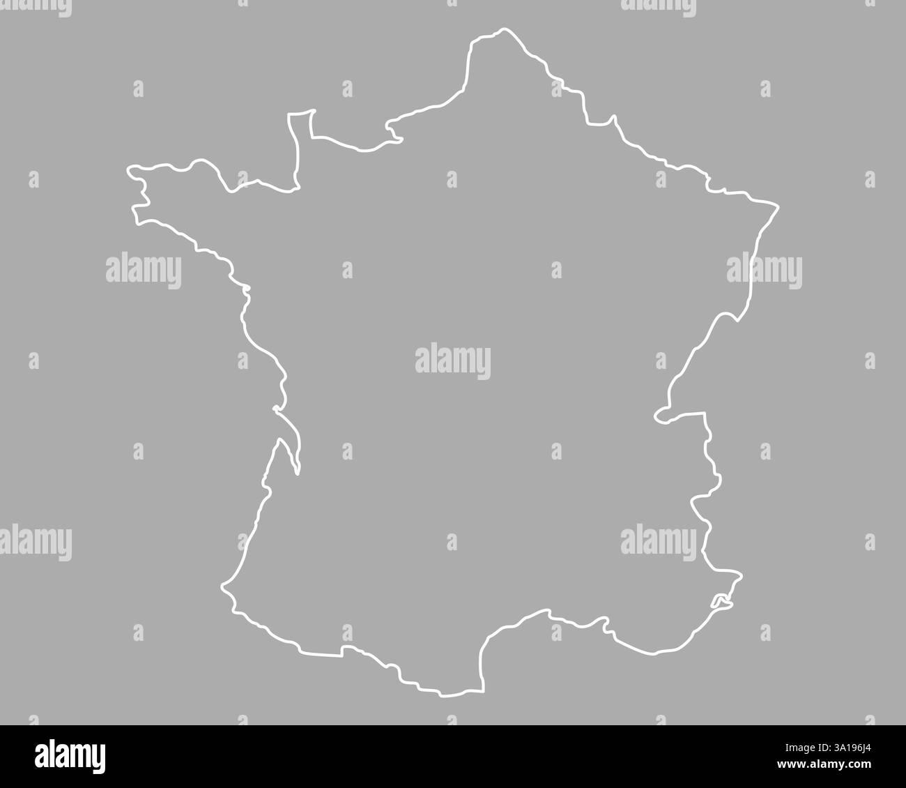 Map of France Stock Photo - Alamy