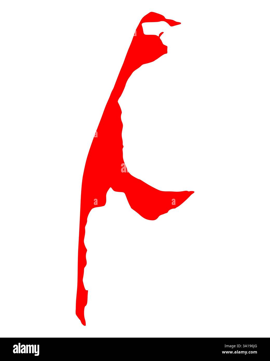 Map of Sylt Stock Photo - Alamy