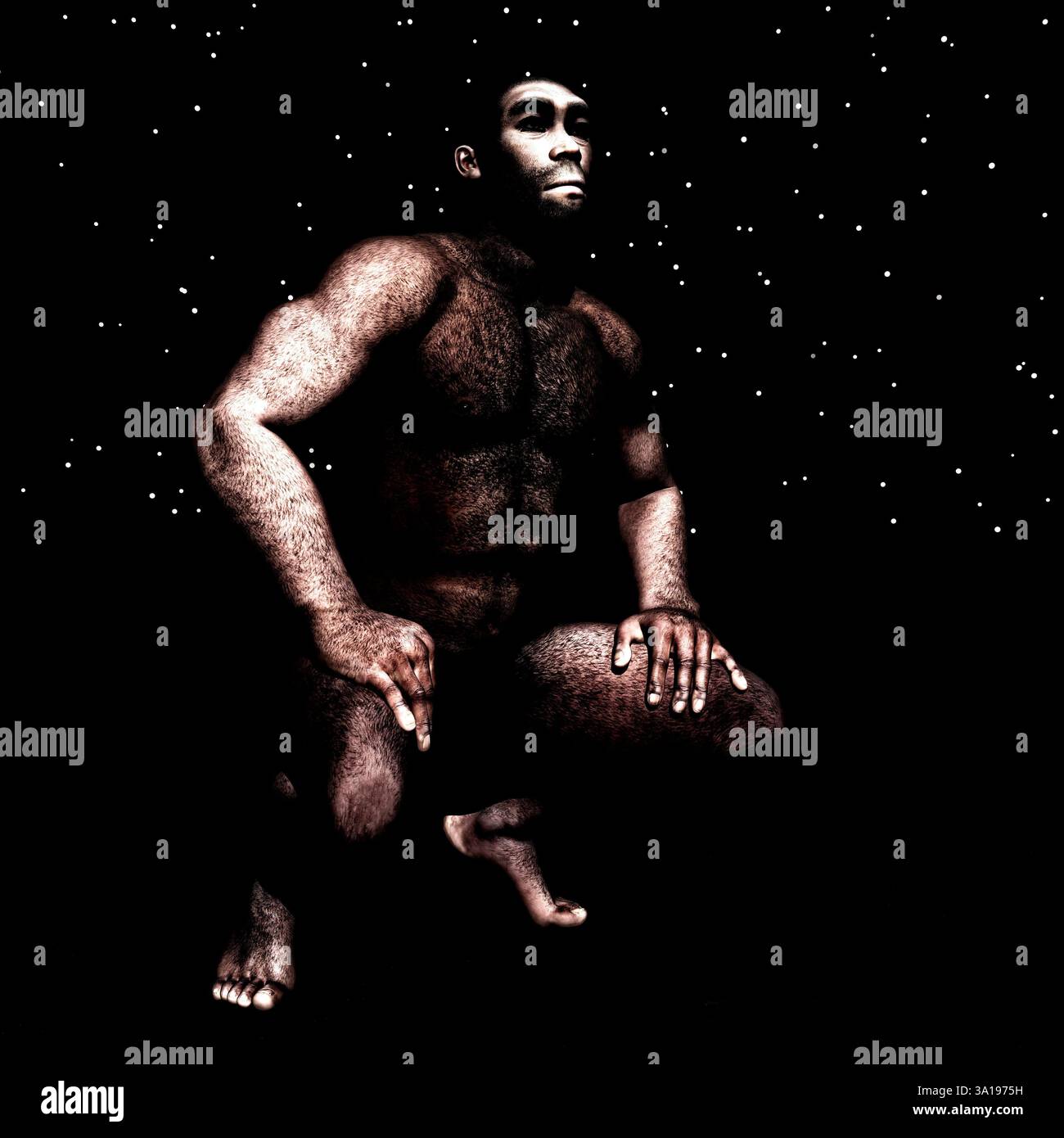 Homo erectus illustration hi-res stock photography and images - Alamy