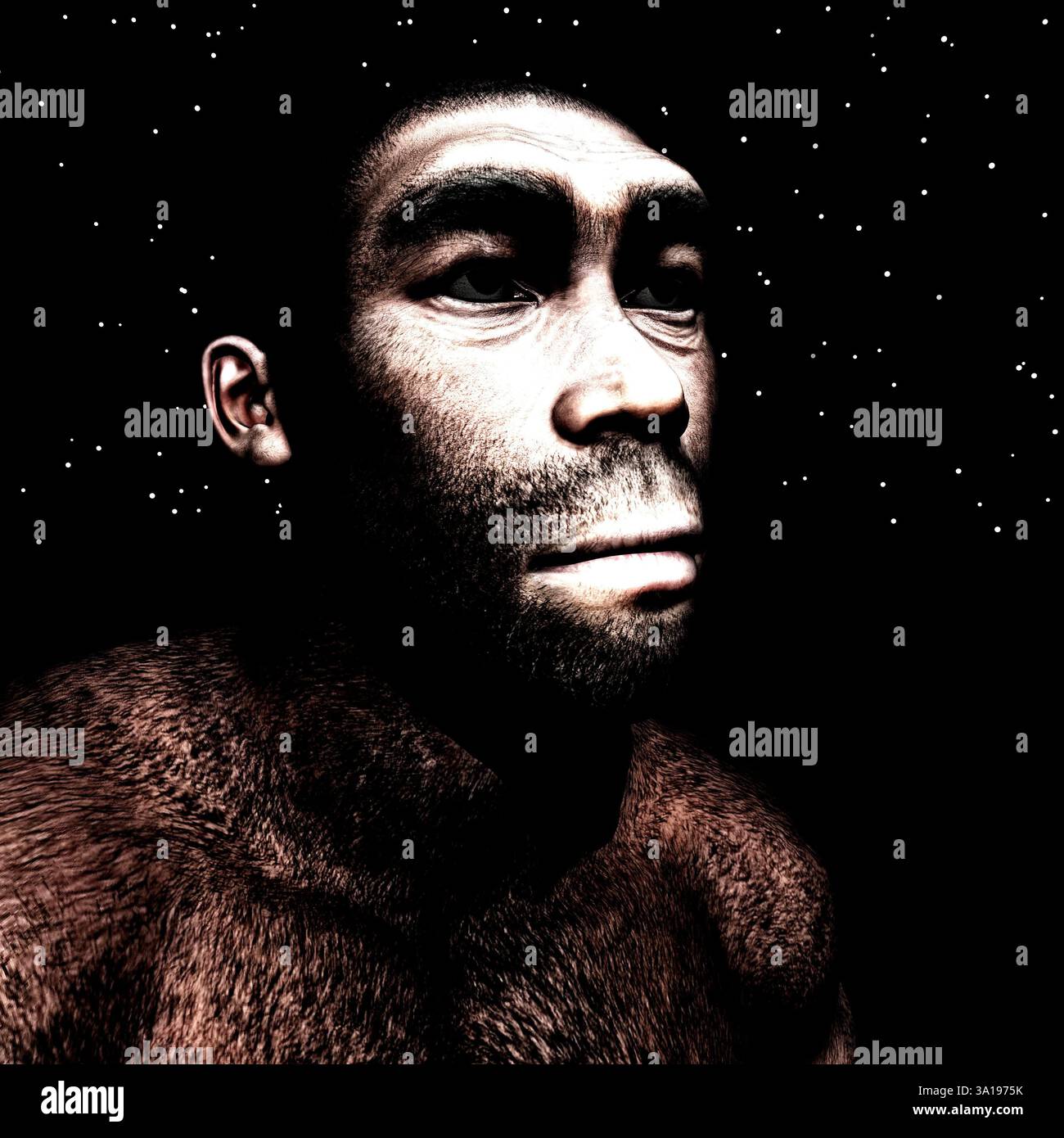 Homo erectus illustration hi-res stock photography and images - Alamy