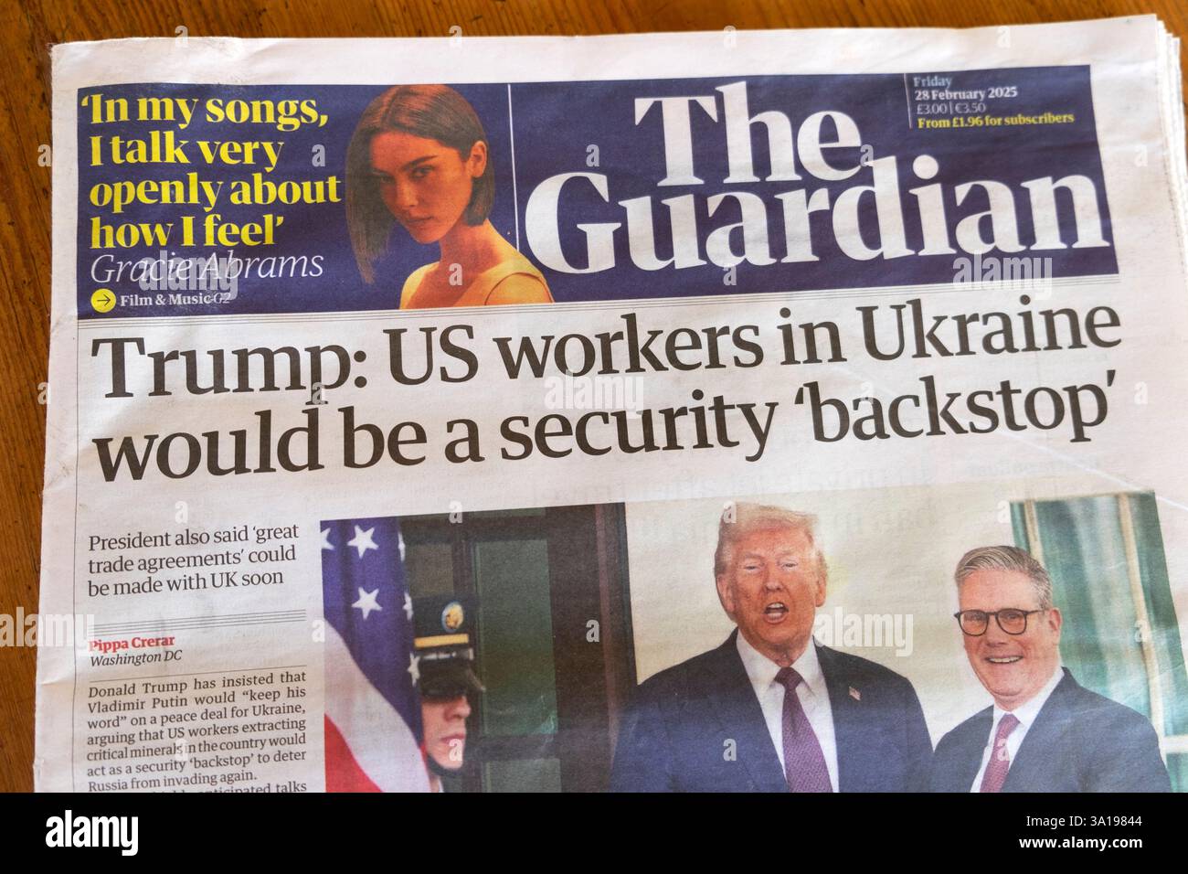 Donald 'Trump: US workers in Ukraine would be a security 'backstop ...