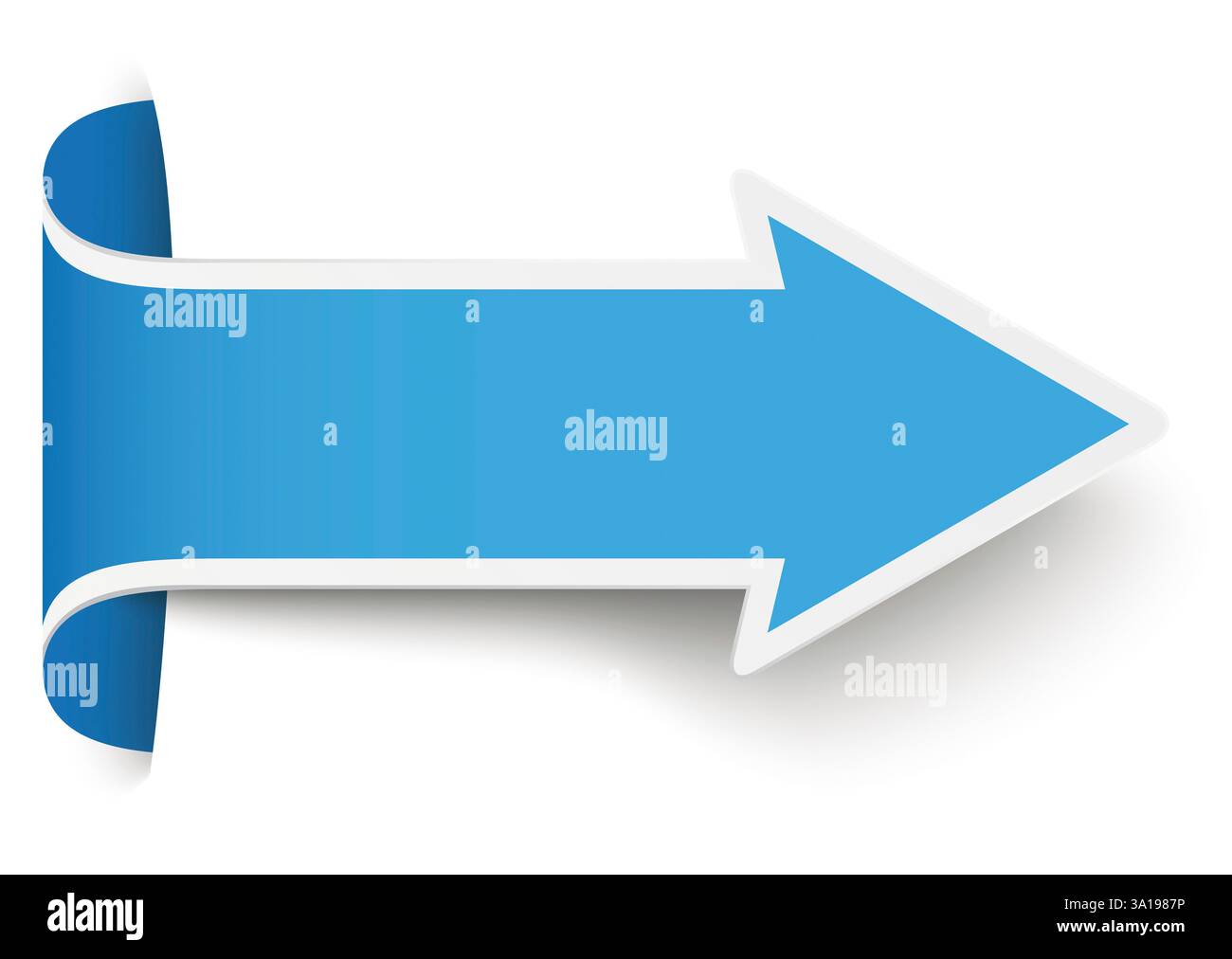 Blue convert arrow marker hi-res stock photography and images - Alamy