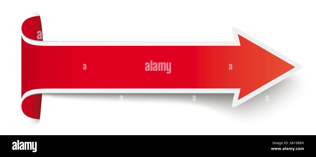 Long arrow Cut Out Stock Images & Pictures - Alamy