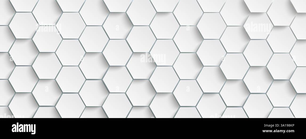 Hexagon structure on the gray background Stock Photo - Alamy