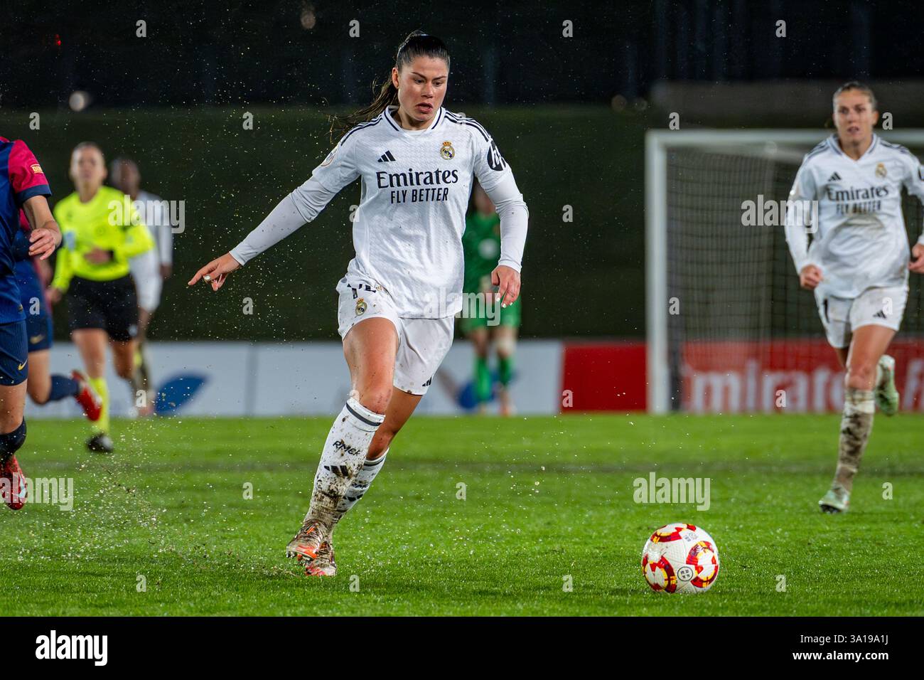 Valdebebas, Madrid, Spain. 6th Mar, 2025. Maria Mendez of Real Madrid ...