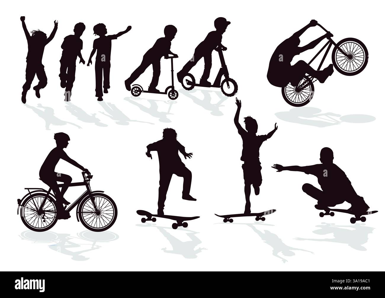 Children kids playing on Cut Out Stock Images & Pictures - Alamy
