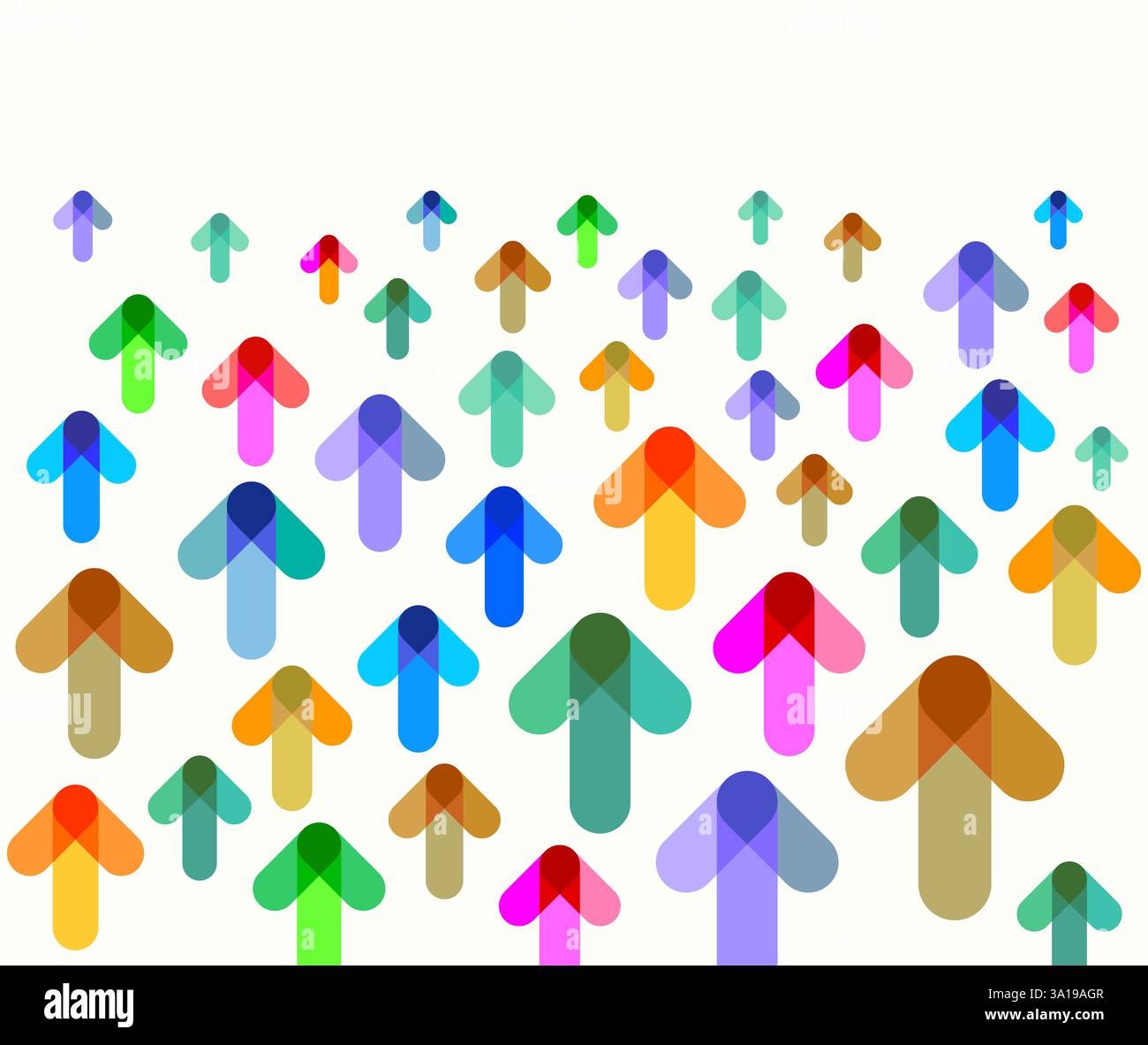 arrows infographic, concept representation Stock Photo - Alamy